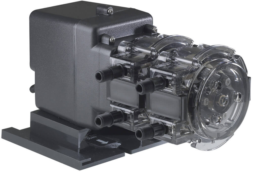 Stenner peristaltic metering pumps with fixed flow rate outputs